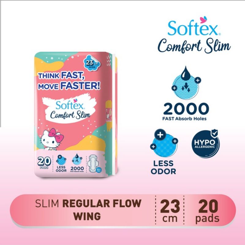 Jual Softex Comfort Slim Wing 23cm | Shopee Indonesia