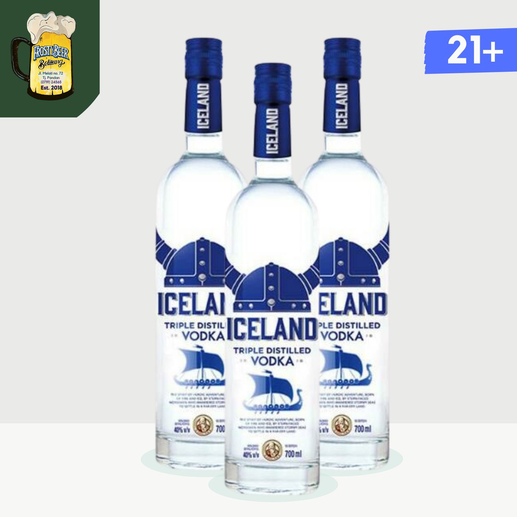 Jual Iceland Vodka Original 40% 700 ml | Shopee Indonesia