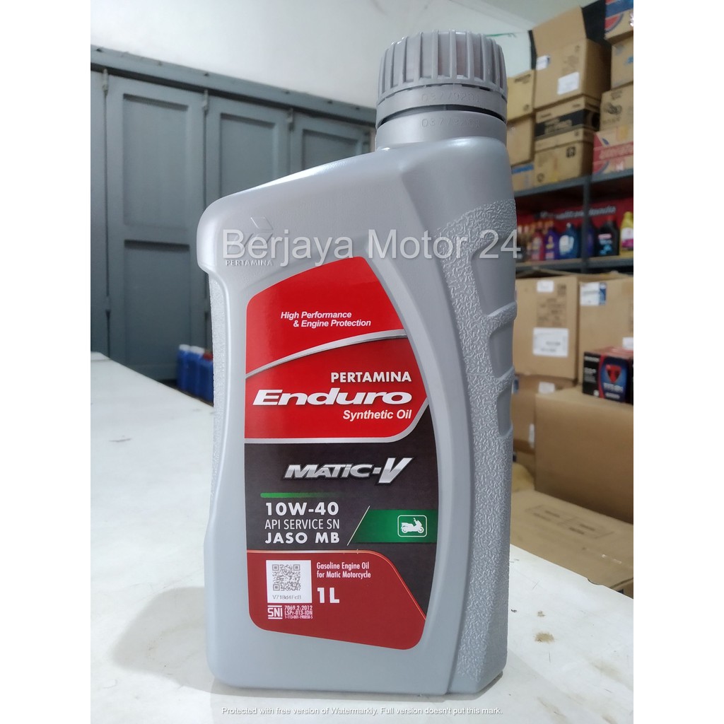 Jual OLI PERTAMINA ENDURO MATIC V/10W-40/1L Indonesia|Shopee Indonesia
