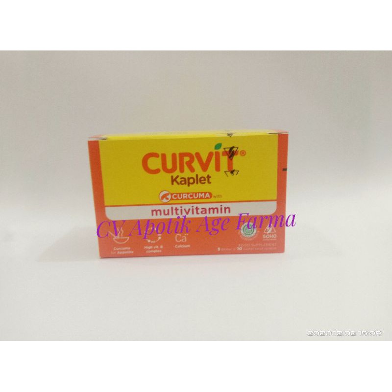 Jual Curvit Kaplet isi 50 (Soho) Indonesia|Shopee Indonesia