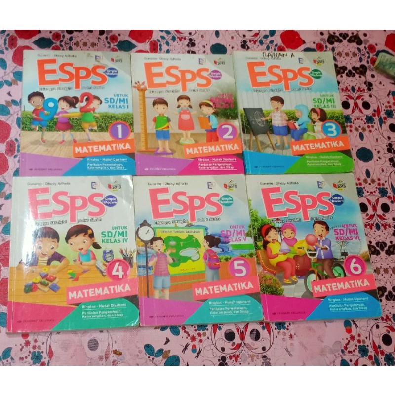 Jual ESPS MATEMATIKA KELAS 1 2 3 4 5 6 SD/MI K13N revisi ERLANGGA. Indonesia|Shopee Indonesia