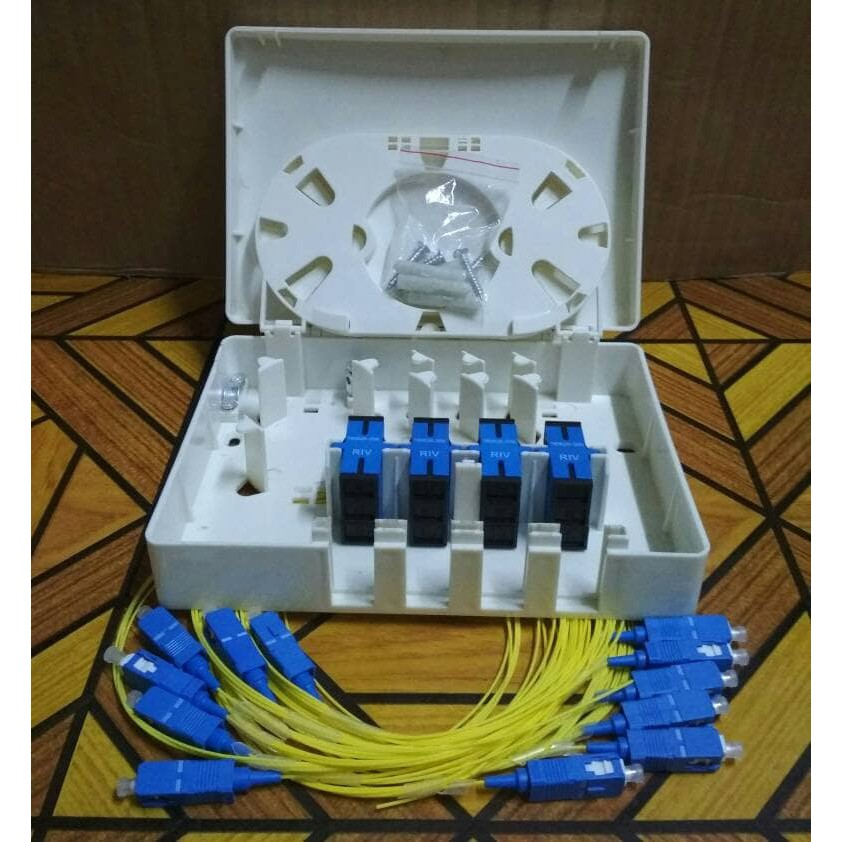 Jual Roset 12 Core SC Lengkap Panel/Terminal Box FO/Optical Fiber/Optik ...