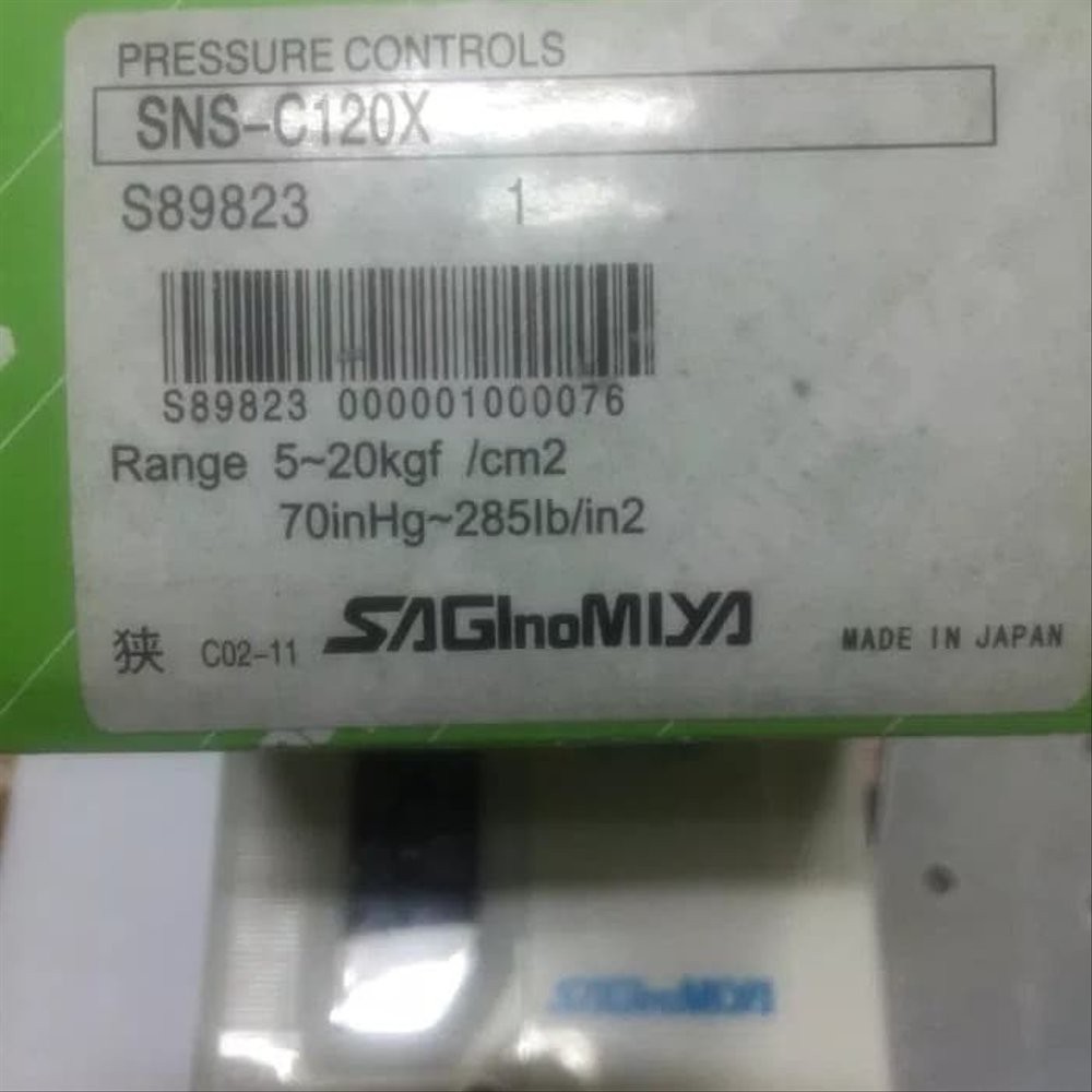 Jual PRESSUR SWITCH PRESSURE CONTROL 10KG SNS-C110X SAGINOMIYA last s | Shopee Indonesia