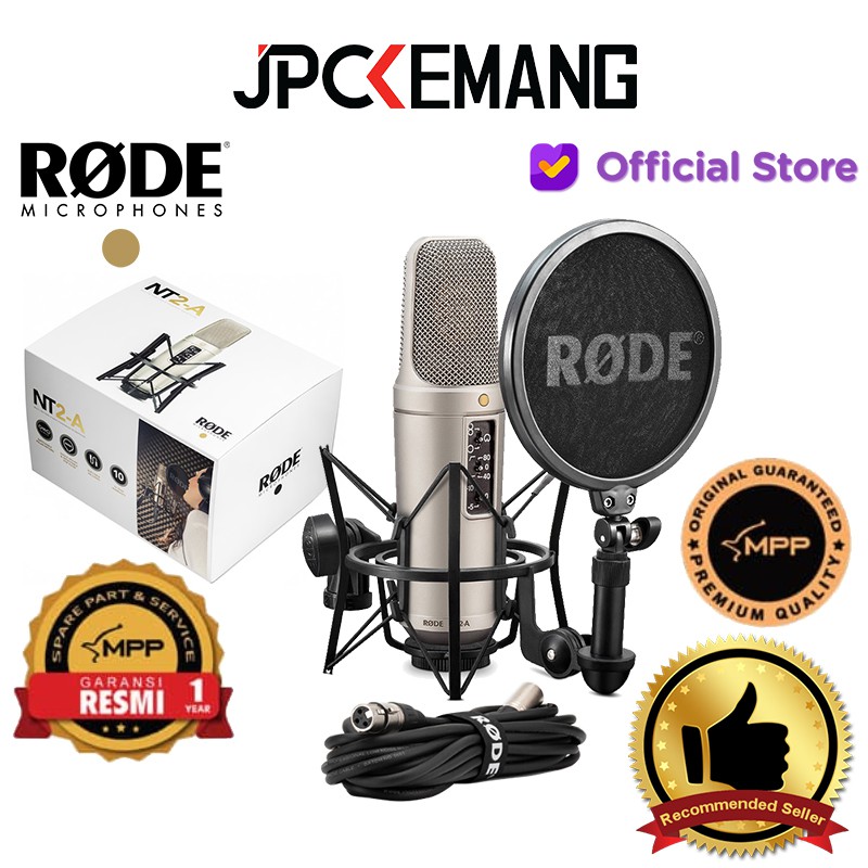 Rode NT2 A Multi Pattern Condenser Microphone Rode NT2A NT 2A Original ...