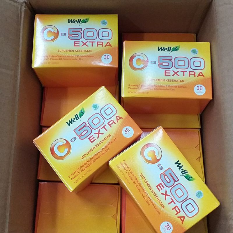 Jual ester c cni well c 500 new packing | Shopee Indonesia