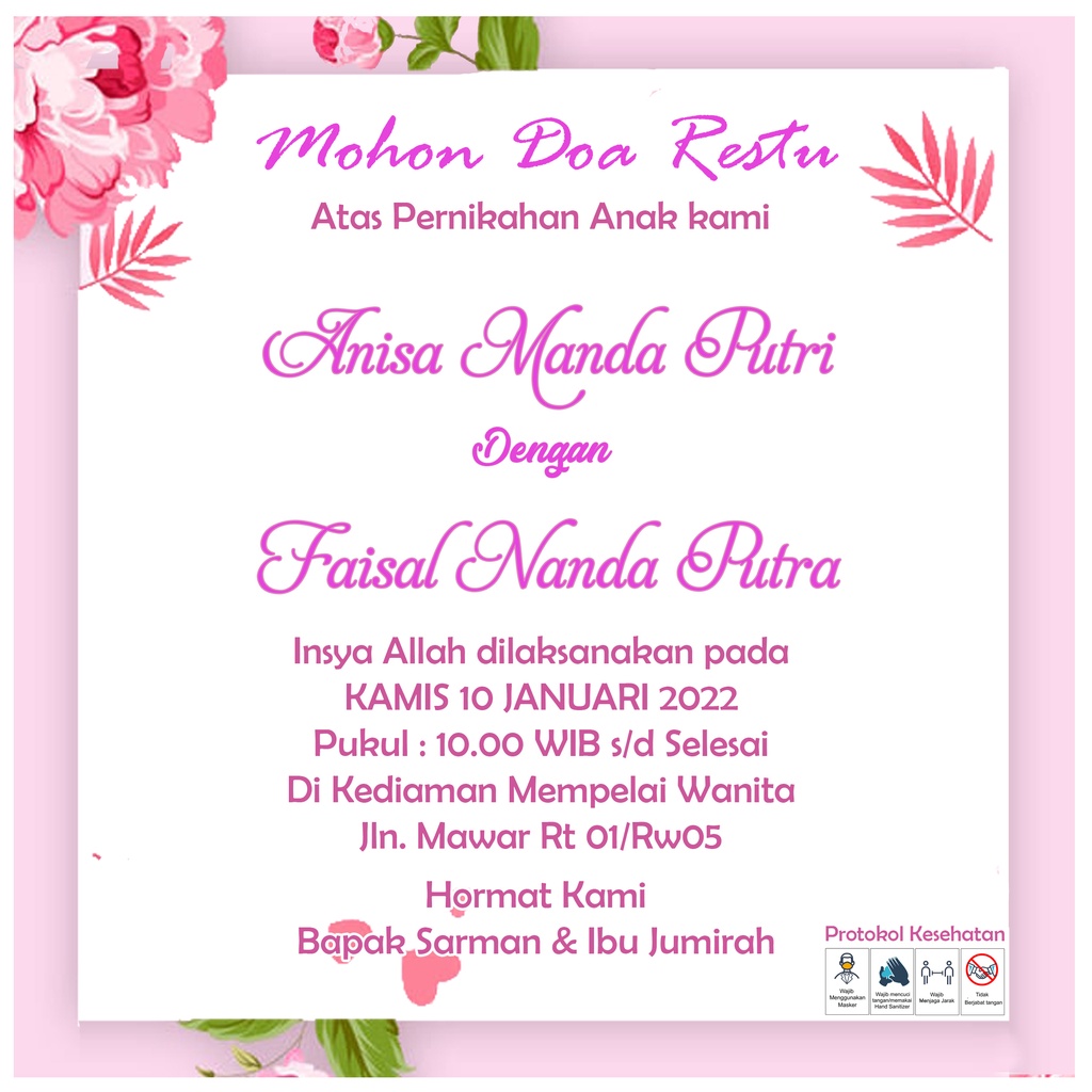 Jual Undangan Punjungan hvs untuk nasi kotak bentuk kotak | Shopee ...