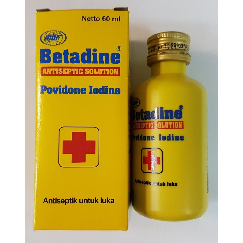 Jual Betadine Antiseptic Solution 60 ml | Shopee Indonesia