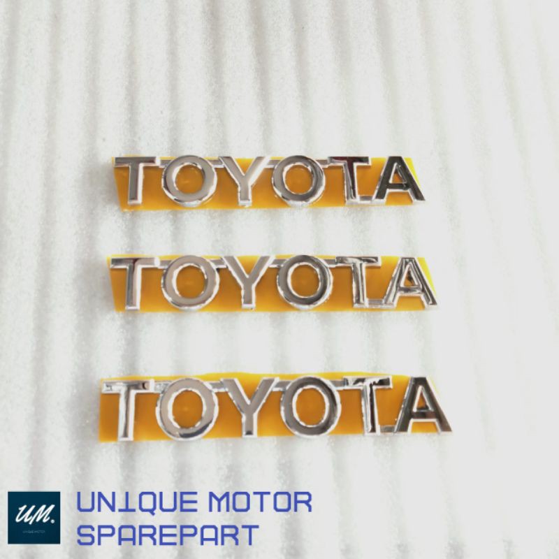Jual Logo Emblem Tulisan Toyota Original | Shopee Indonesia