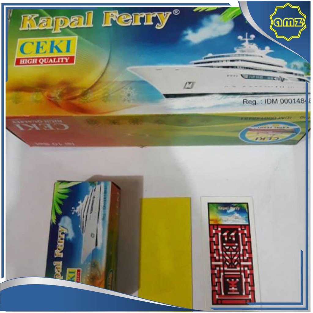 Jual Kartu Ceki KAPAL FERRY Kartu Kuning - 1 Box isi 10 PCS Indonesia ...