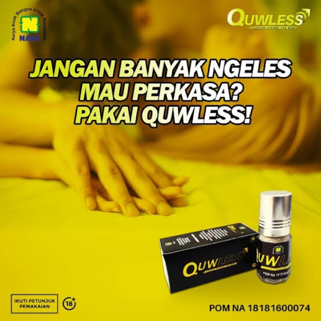 Jual Quwless Nasa original ( sekali oles kuat berjam-jam) | Shopee ...