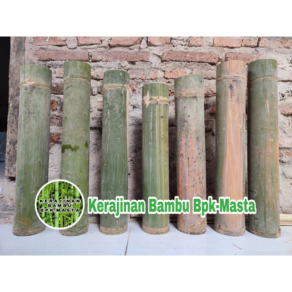 Jual Bambu Apus Bambu Basah Bambu Hijau Ukuran 50Cm Harga Perbiji ...