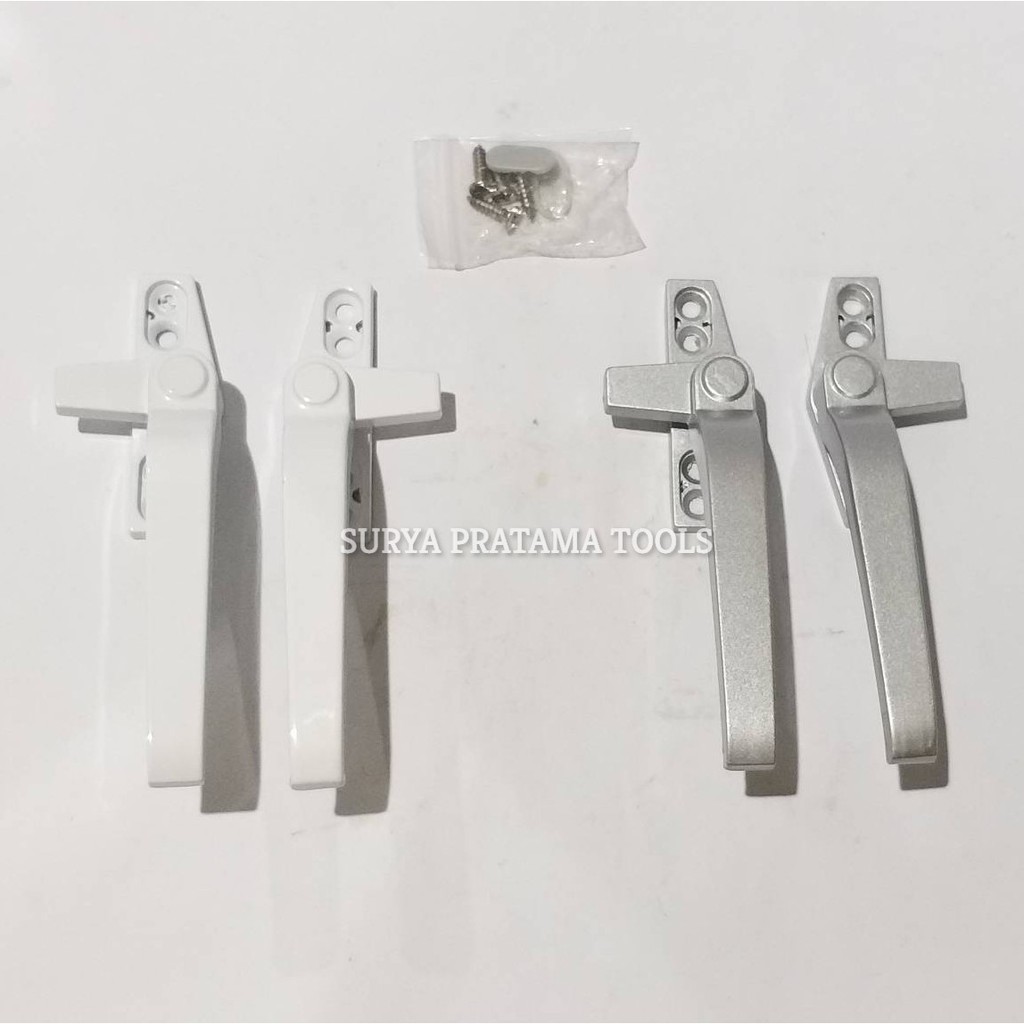 Jual Kunci Jendela / Rambuncis Jendela Aluminium Silver / Putih Weldom ...