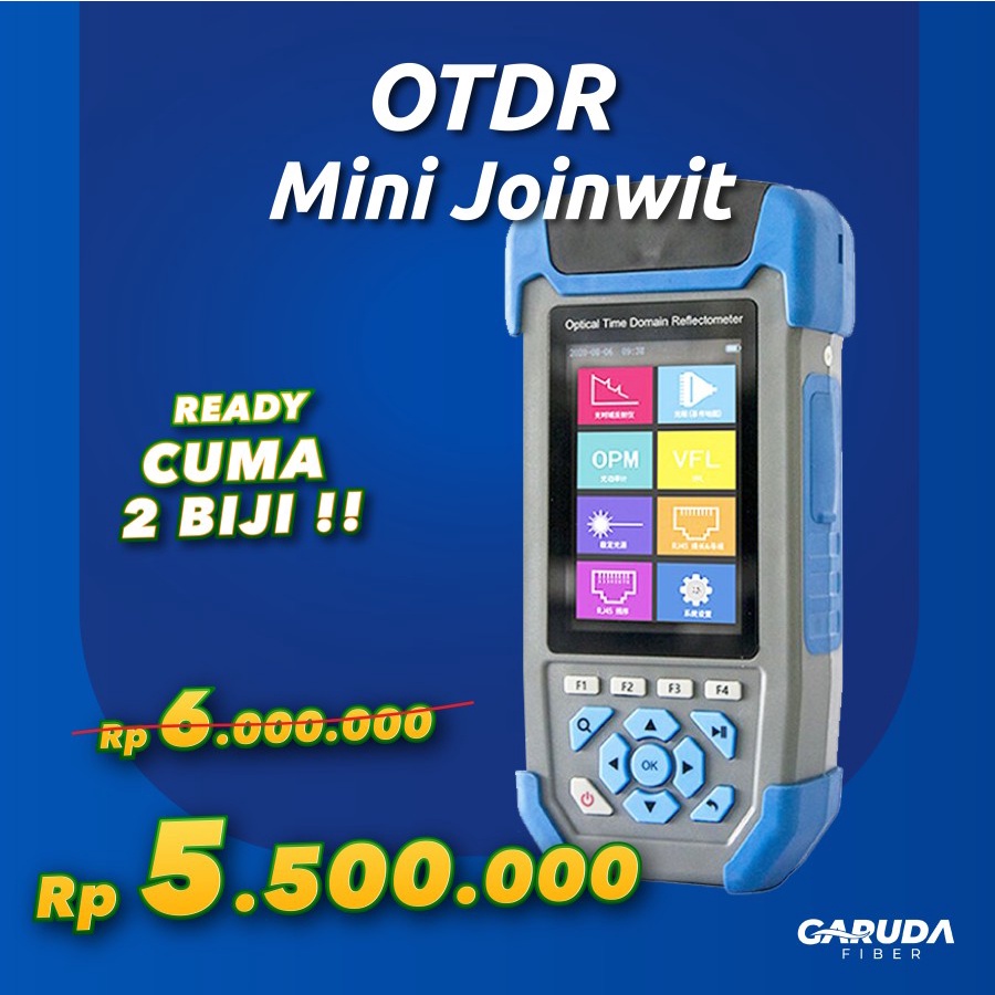 Jual GARUDA Optical Time Domain Reflectometer (OTDR) Joinwit JW3302S (MINI) | Shopee Indonesia