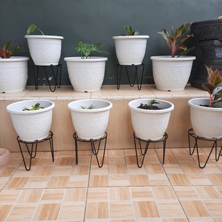 Jual Standing Pot Bunga Besi. Dudukan pot bunga minimalis standing pot ...