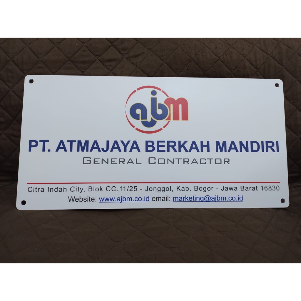 Jual Papan Nama Perusahaan | Signage Akrilik | Dekorasi Ruangan | Papan ...