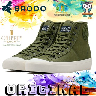Jual Sepatu Brodo Vantage V2 Hi (fullblack/Camel/Olive) TERMURAH ...