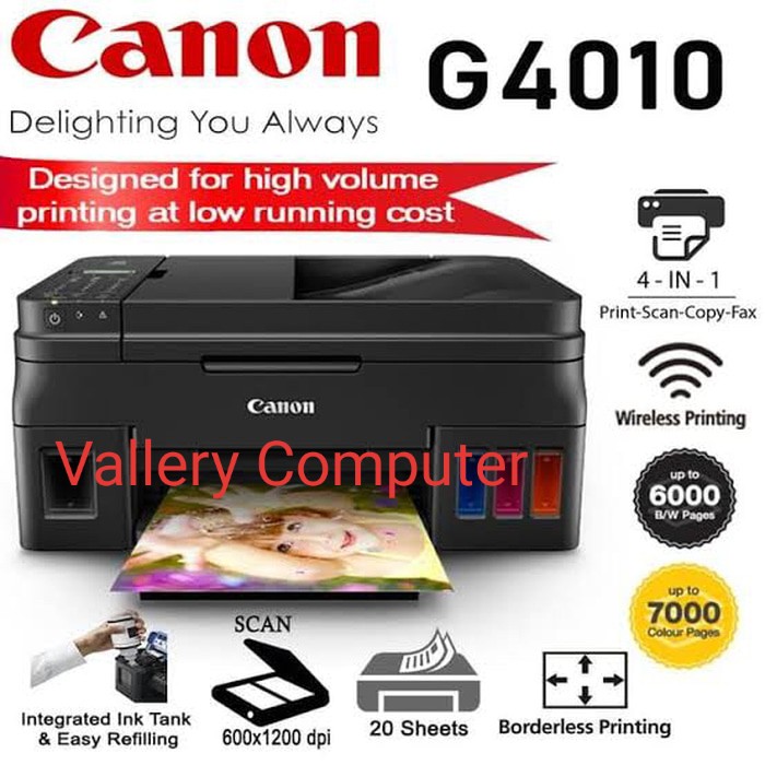 Jual Printer Canon Pixma G4010 - All-in-One Printer (Print Scan Copy ...