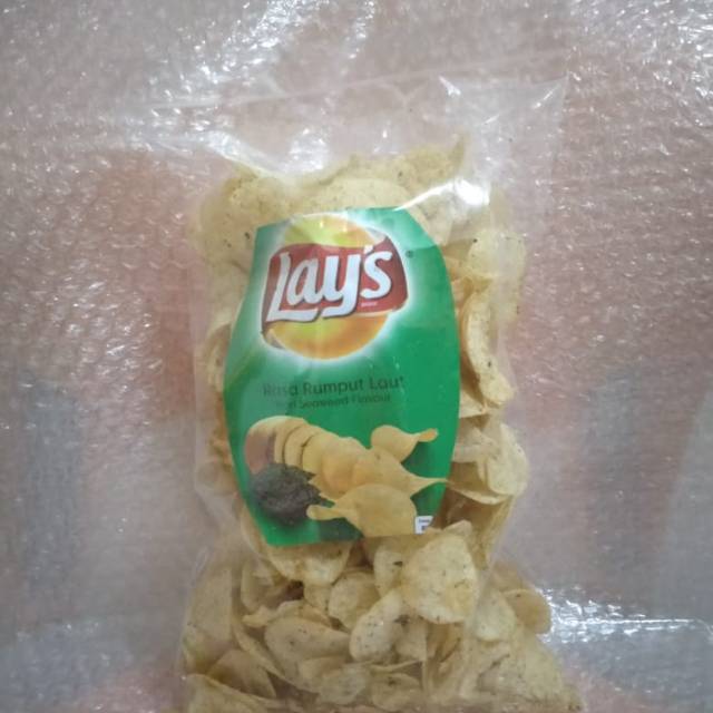 Jual LAYS, Kripik kentang Rasa Rumput Laut kemasan 250 gram Indonesia ...