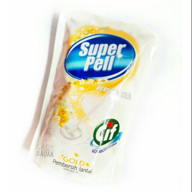Superpell Super Pell Pembersih Lantai Gold 800 ml | Shopee Indonesia