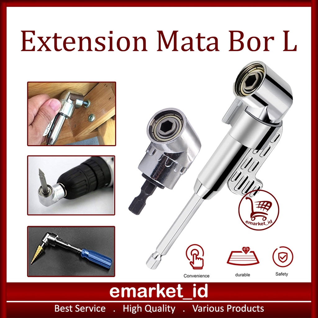 Jual Extension Mata Bor L / Hex Bit Socket Handle Obeng | Shopee Indonesia