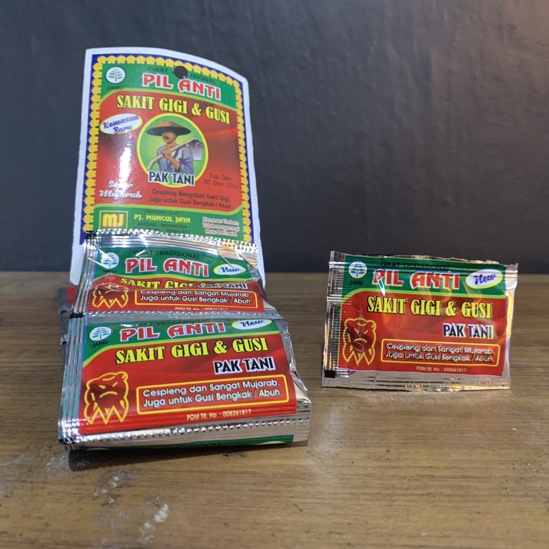 Jual Jamu Pak Tani Pil Anti Sakit Gigi dan Gusi | Shopee Indonesia