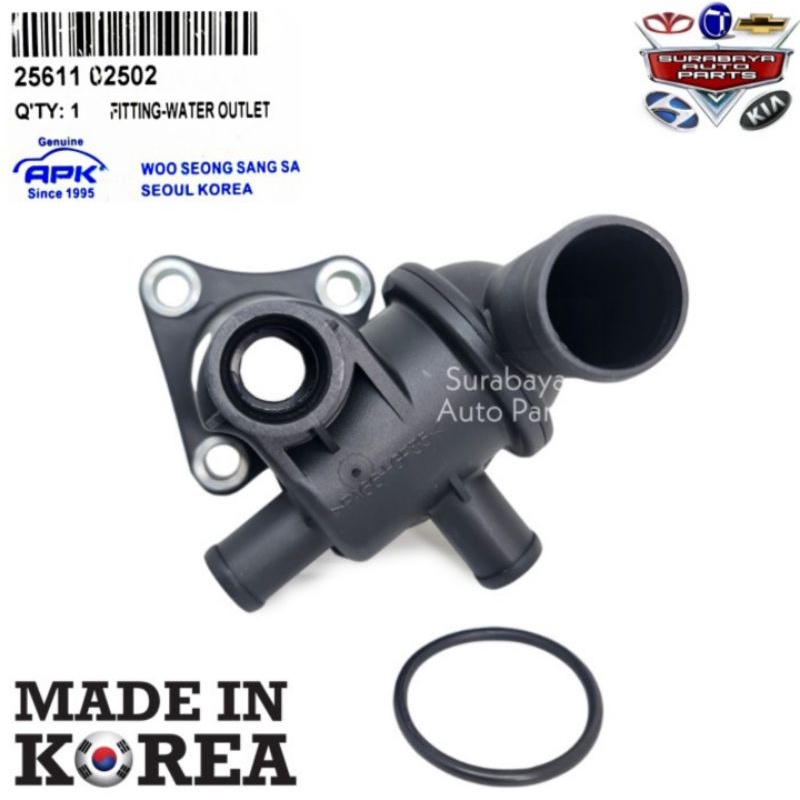 Jual fitting water outlet hyundai atoz KIA Picanto i10 25611-02502 ...