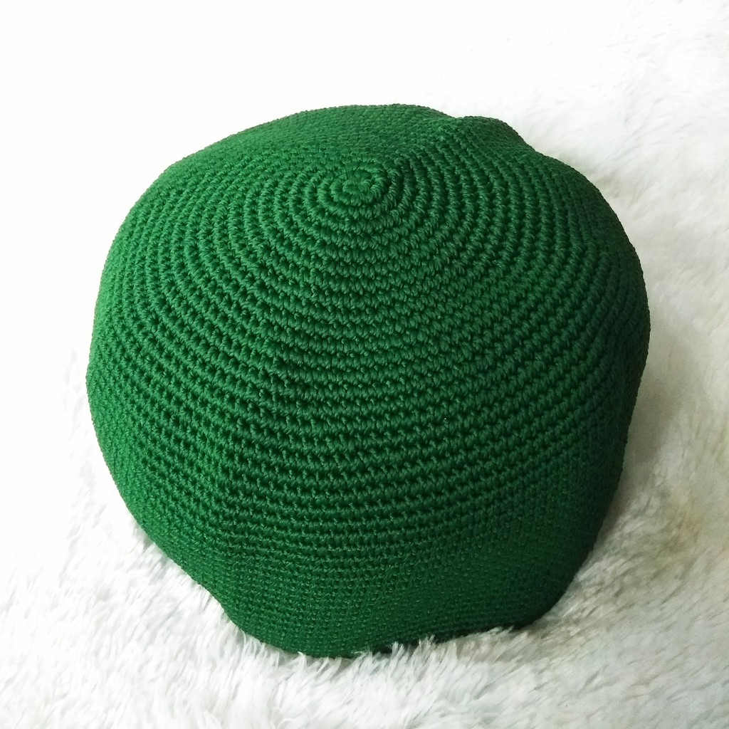 Jual Peci Rajut Polos Handmade Custom 1 Warna Songkok Kopiah Indonesia ...