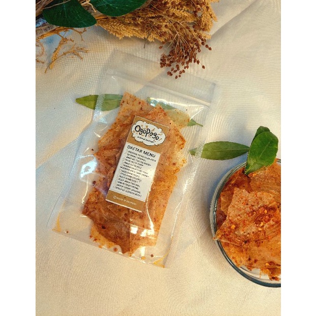 Jual KERIPIK KACA / KRIPCA PEDAS / SLONDOK /BASRENG PEDAS OGOPOGO ...