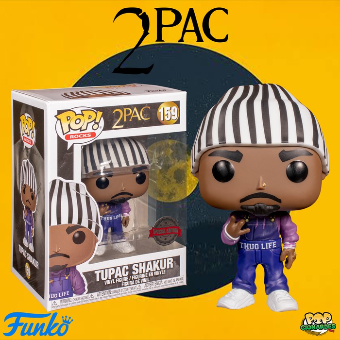 Jual Funko POP! Rocks - 2pac - Tupac Shakur in Thug Life Overalls ...