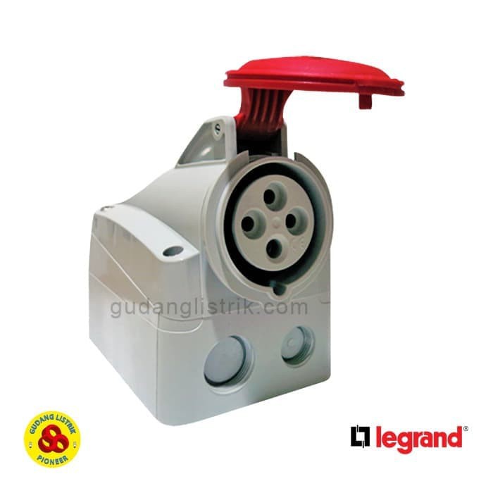 Jual LEGRAND 555158 Surface Mounting Socket 3 Phase 16A IP44 3P+E 4 PIN ...