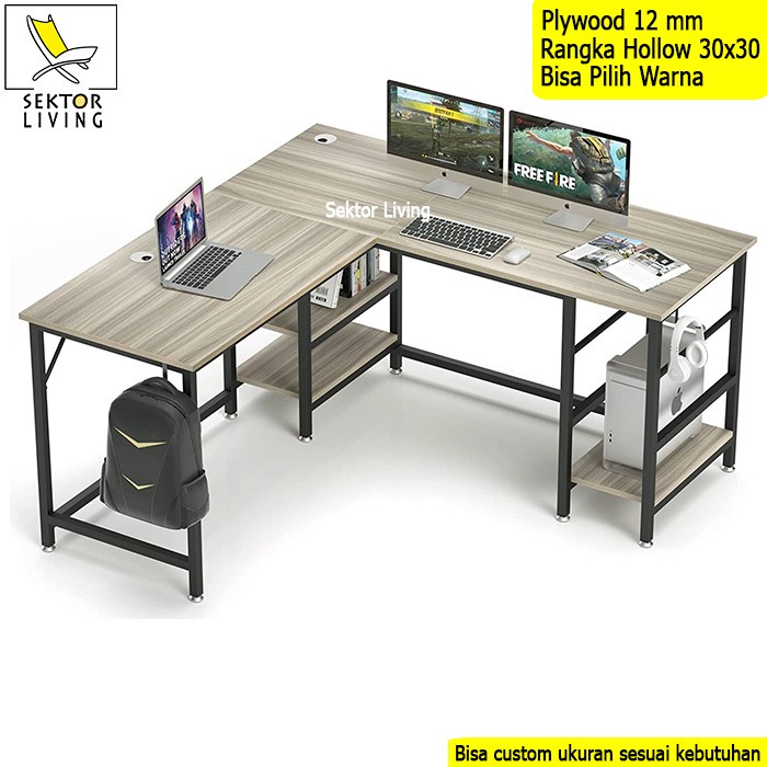 Jual Meja Kerja Meja Komputer Meja Laptop Meja Gaming Meja Kerja L ...