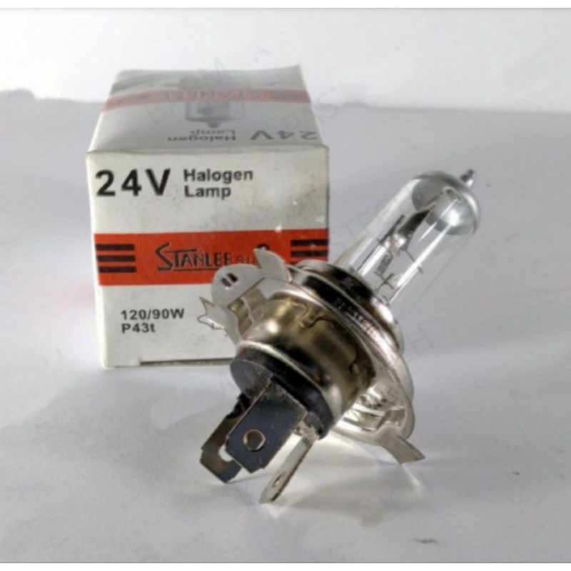 Jual Bohlam Lampu Stanlee Star Halogen H4 24V 120/90W (6121) | Shopee ...