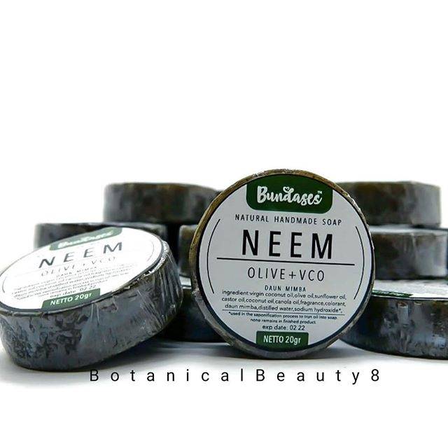 Jual Sabun Neem VCO + OLIVE / Sabun batang Daun Mimba | Shopee Indonesia