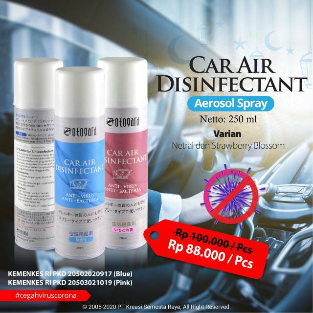 Jual Otogard antiseptic disinfectant spray organic | Shopee Indonesia