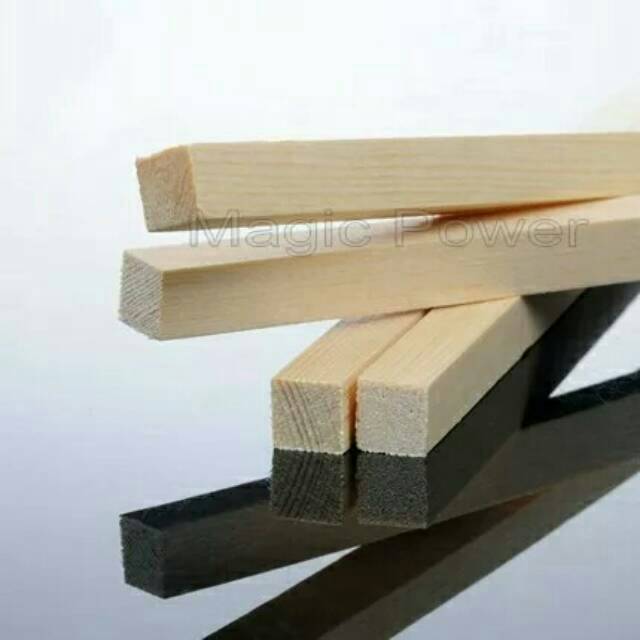 Jual Stick Kayu Potongan Kayu Dowel ukuran 1cm dan 2cm panjang 30cm ...