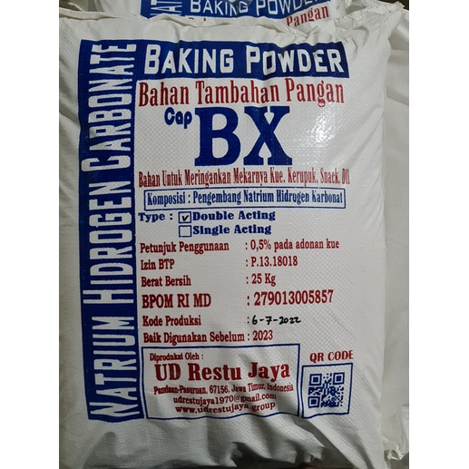 Jual Natrium Hidrogen Carbonat / Baking Powder / Pengembang Makanan Cap ...