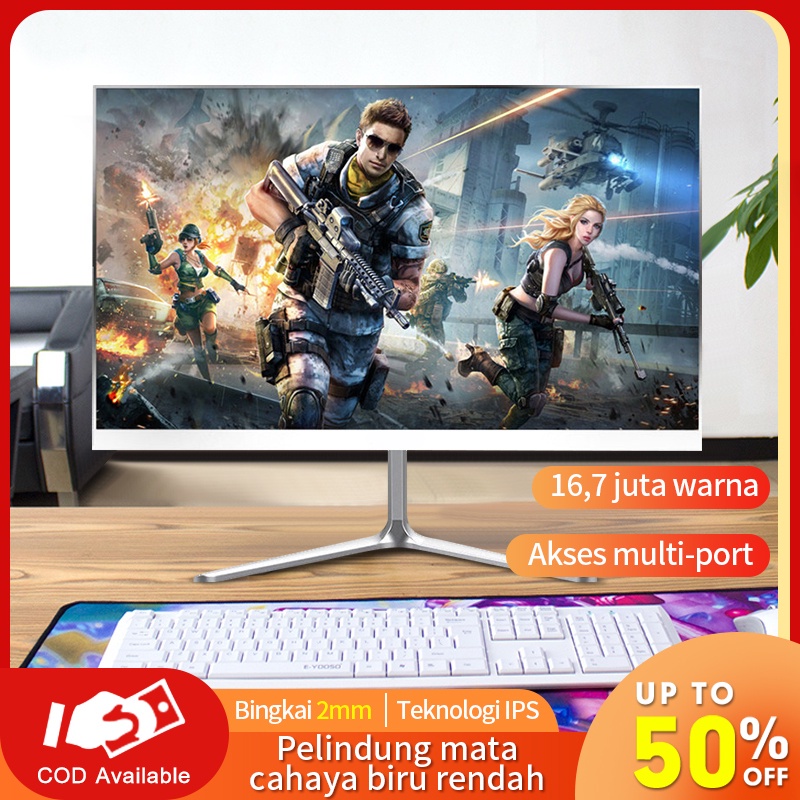 Jual 24-inci 144Hz monitor komputer LCD, desktop kantor, gaming, 1080P ...