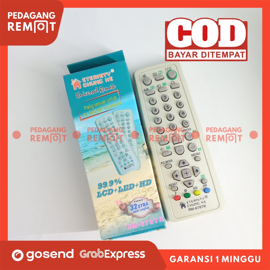 Jual Remot Remote TV Sony Trinitron Tabung Slim Flat Multi Universal Indonesia|Shopee Indonesia