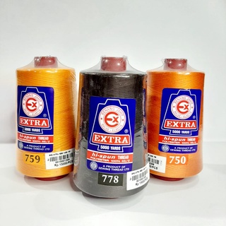 Jual Benang Jahit Extra/ bng extra 5000 yrd warna | Shopee Indonesia