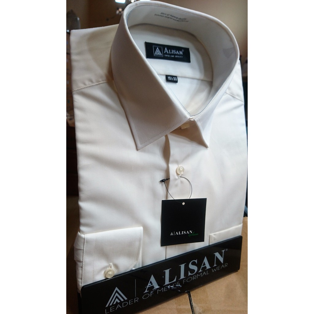 Jual ALISAN Original Kemeja Polos Lengan Panjang - REGULER //CREAM - 2 ... Jual ALISAN Original Kemeja Polos Lengan Panjang - REGULER //CREAM - 2 ...