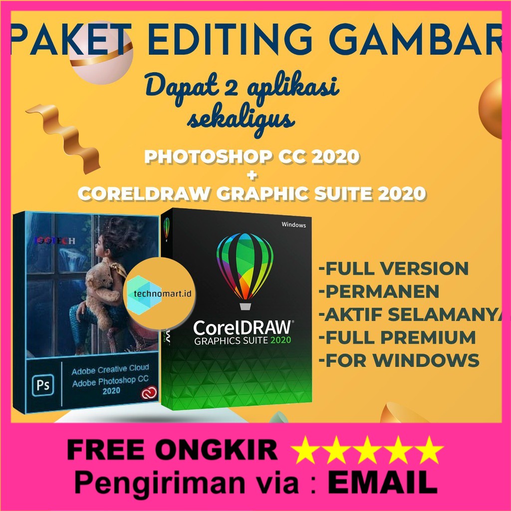 Jual Corel Draw 2020 Full Version - Aplikasi Grafik Desain Edit Gambar ...