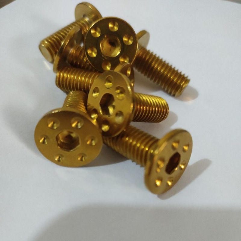 Jual Baut Probolt Baut Piringan Cakram Baut disk Disc Gold Stenlis | Shopee Indonesia