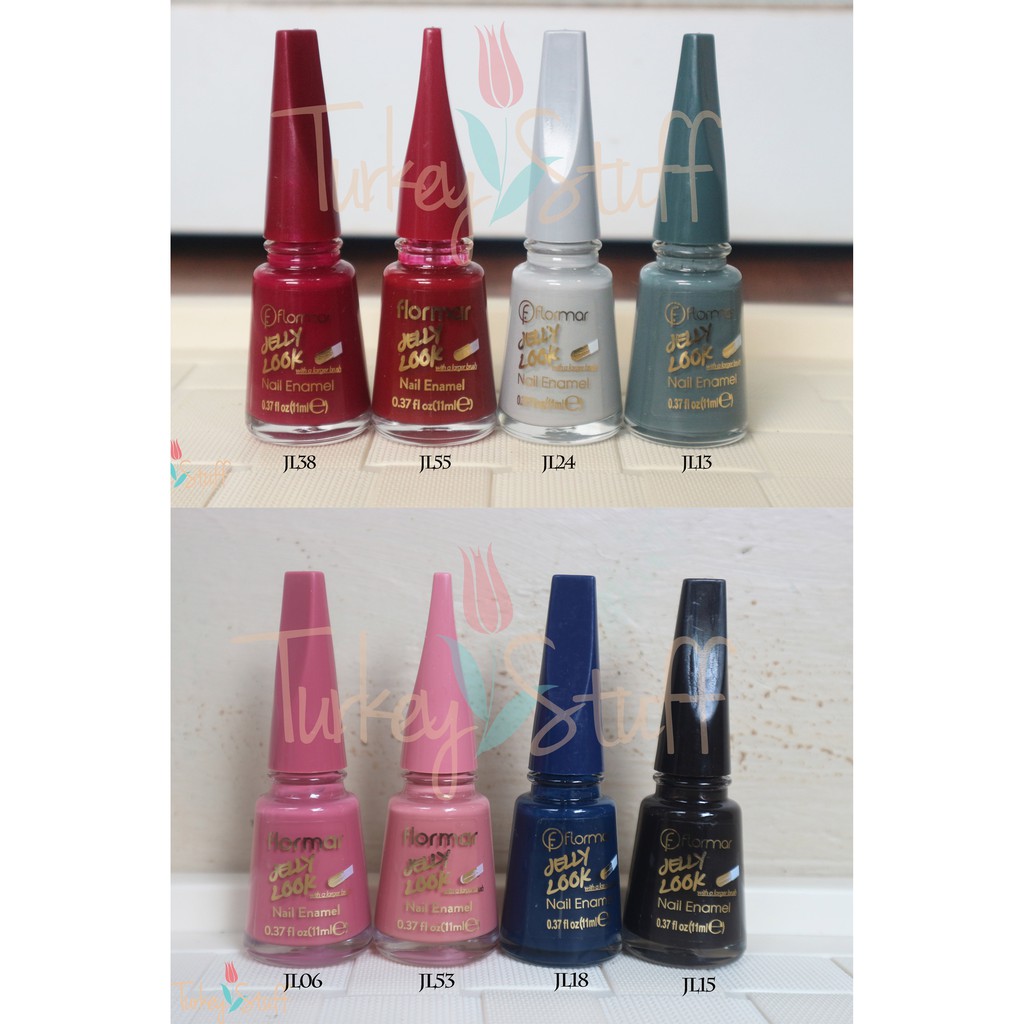 Jual Flormar JELLY LOOK PART 1 Nail Enamel - Kutek Halal Indonesia|Shopee Indonesia