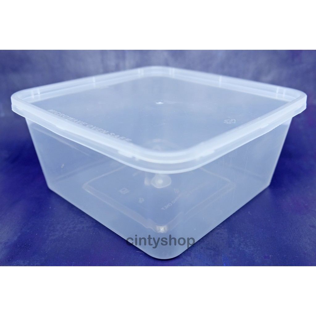 Jual Thinwall Kotak / Tempat Makan Plastik / Wadah Plastik Isi 25 Pcs ...