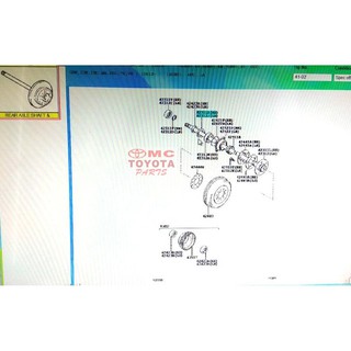 Jual Ring Washer Conical Spring Roda Belakang Fortuner Hilux 90208 ...