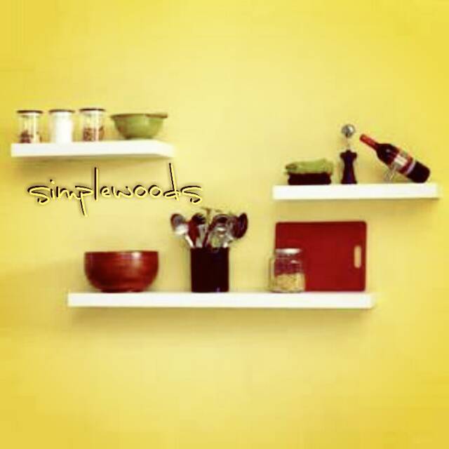 Rak Dinding Lurus ukuran 50 50 50 lebar 15 | Shopee Indonesia