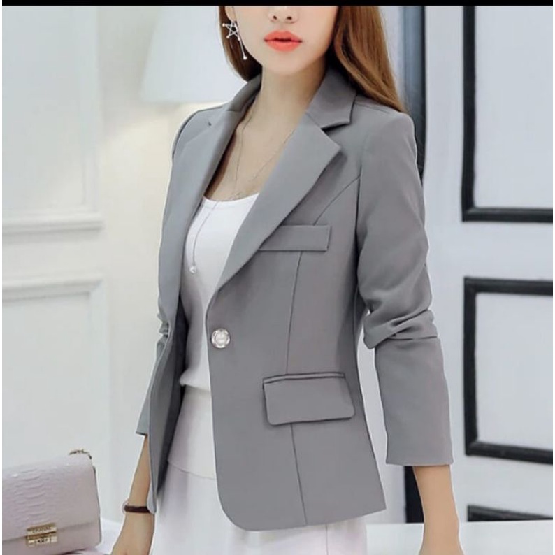 Jual JAS FORMAL/JAS KANTOR/JAS KERJA/BLAZER WANITA/JAS CEWEK | Shopee ...