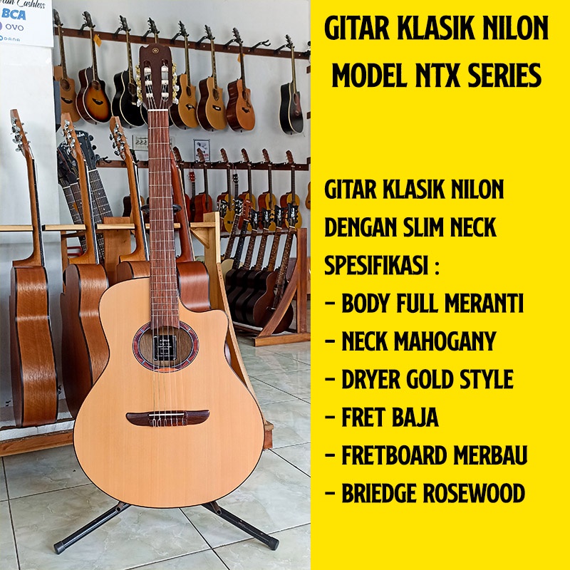 Jual Gitar Akustik Klasik Nilon Model NTX Klasik Elektrik EQ 7545R ...