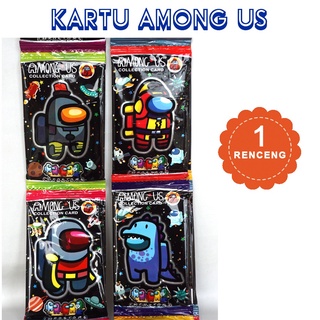 Jual Trading card Kartu AMONG US Impostor 1 renceng 24 sachet - KARTU ...