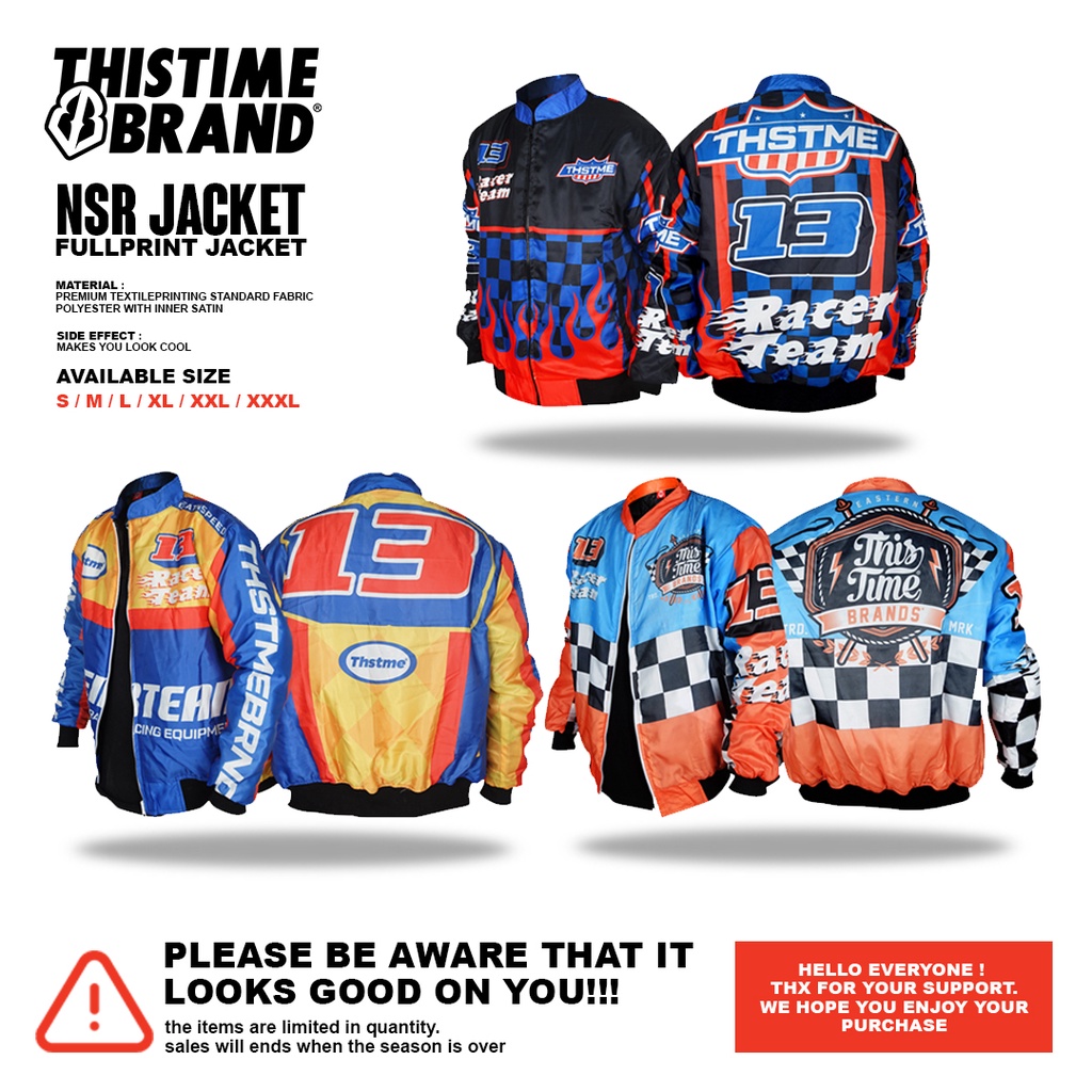Jual Thistimebrand Nascar Jacket ( Jaket Nascar ) S M L XL XXL XXXL ...